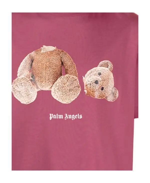 Palm Angels Teddy Bear-print Logo T-shirt