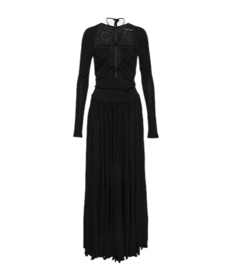 Proenza Schouler Halterneck Cutout Jersey Maxi Dress