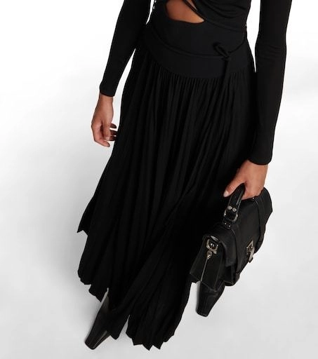 Proenza Schouler Halterneck Cutout Jersey Maxi Dress