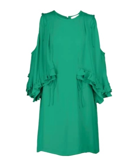 Dorothee Schumacher Long Sleeve Dress With Gathered Seams