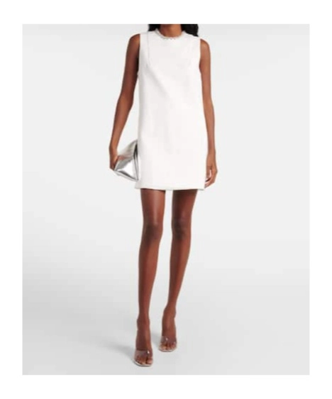 AREA Embellished Minidress