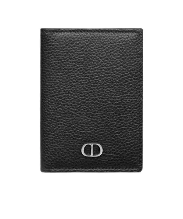 Dior Cd Icon Vertical Bifold Card Holder