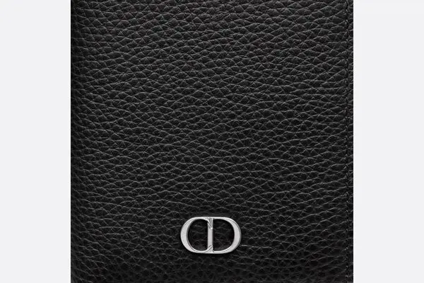 Dior Cd Icon Vertical Bifold Card Holder