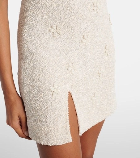 Staud Le Sable Beaded Minidress