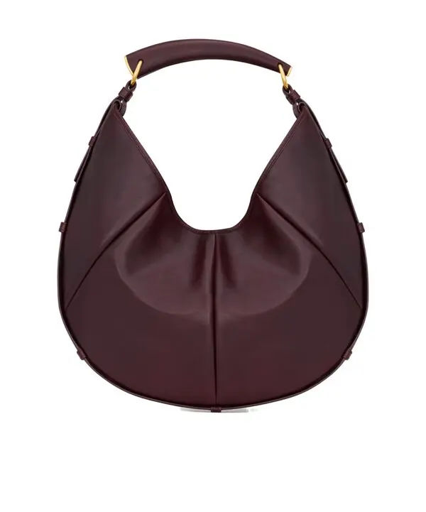 Saint Laurent Mombasa Medium In Leather - Red