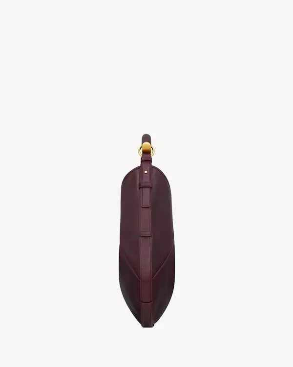 Saint Laurent Mombasa Medium Leather Hobo Bag