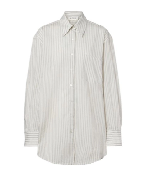 RÓHE Striped Silk And Cotton Shirt
