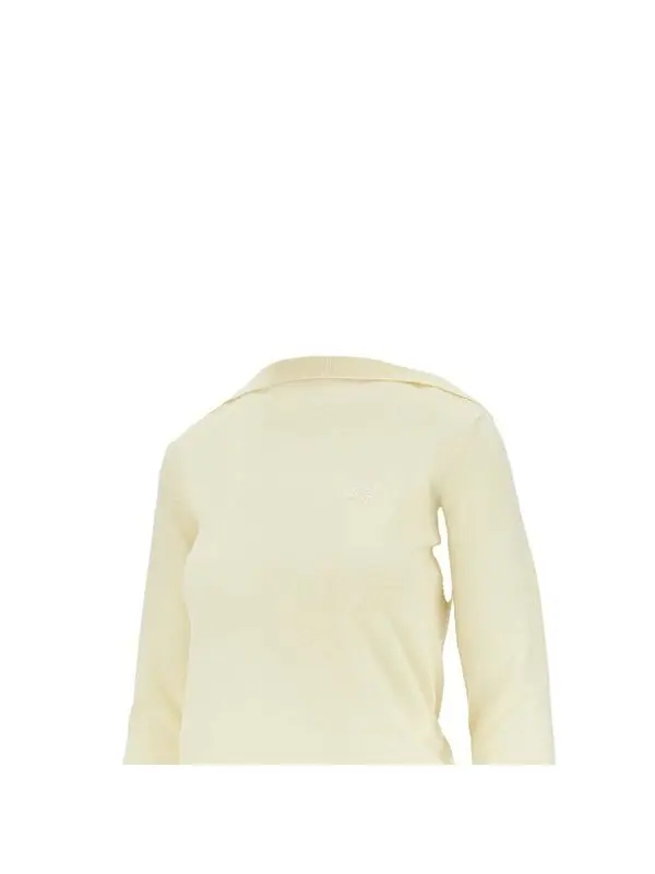 Loewe Merino Wool Sweater With Anagram Embroidery - Nude