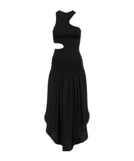 Stella McCartney Asymmetric Cutout Midi Dress