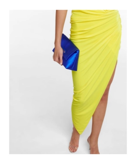 Alexandre Vauthier Ruched Halterneck Midi Dress