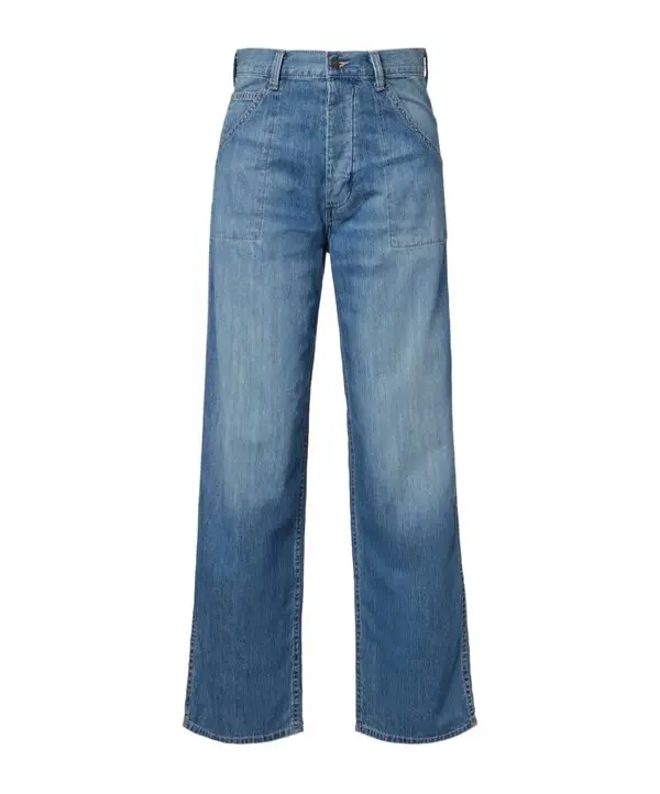 NILI LOTAN Wide Leg Jeans - Blue