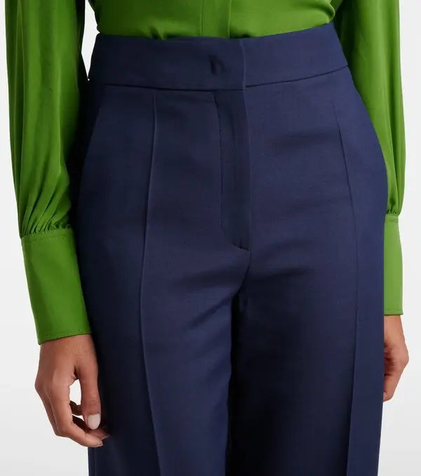 Valentino Garavani Crepe Couture Wide-leg Pants