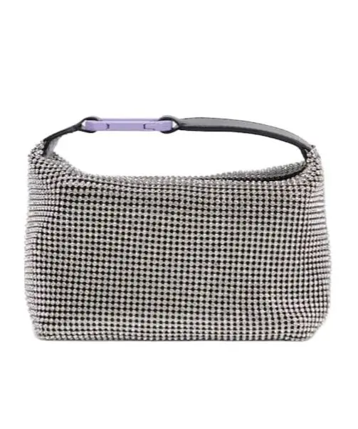 EERA Moonbag Decorative Mesh Handbag - Gray