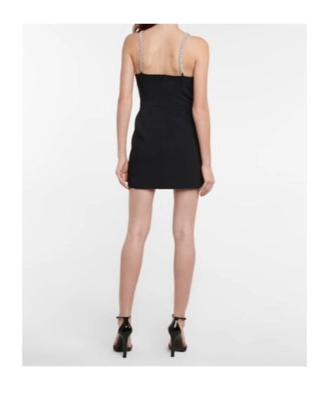 David Koma Embellished Mesh-panel Minidress