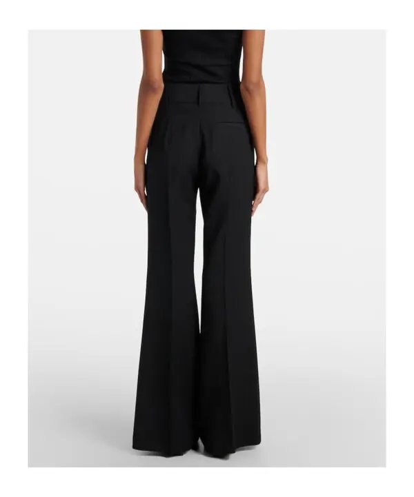 Gabriela Hearst Wool Flared Trousers