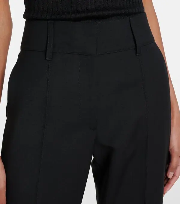 Gabriela Hearst Wool Flared Trousers