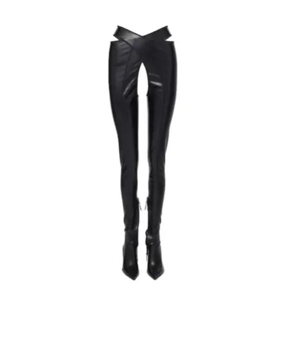 Attico Faux-leather Over-the-knee Boots
