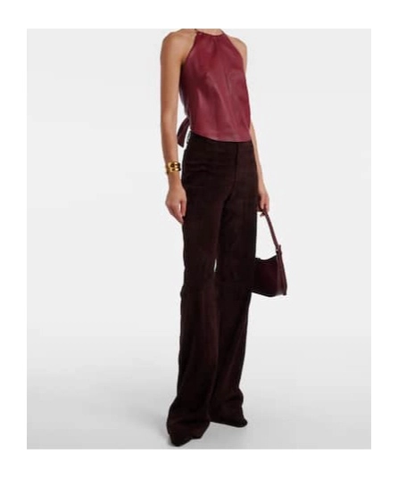 Stouls Rosie Open-back Leather Top
