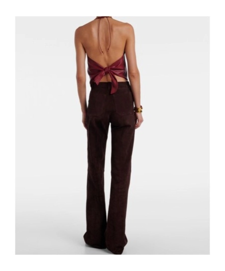 Stouls Rosie Open-back Leather Top