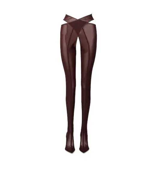Attico Mesh Over-the-knee Boots