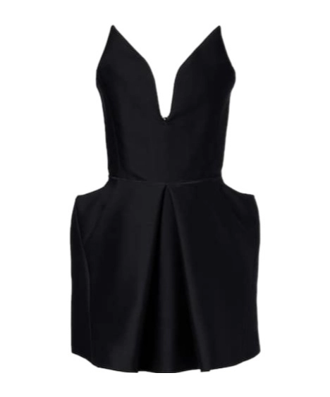Maticevski Le Petite Wool And Silk Minidress