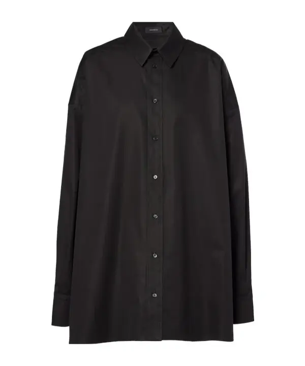 Wardrobe.NYC Pointed Collar Long-sleeved Shirt