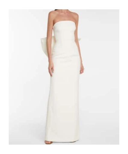 Rebecca Vallance Bridal Rosette Crêpe Gown