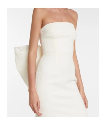 Rebecca Vallance Bridal Rosette Crêpe Gown