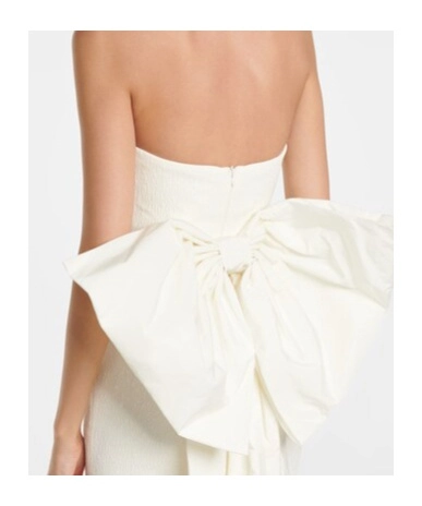 Rebecca Vallance Bridal Rosette Crêpe Gown