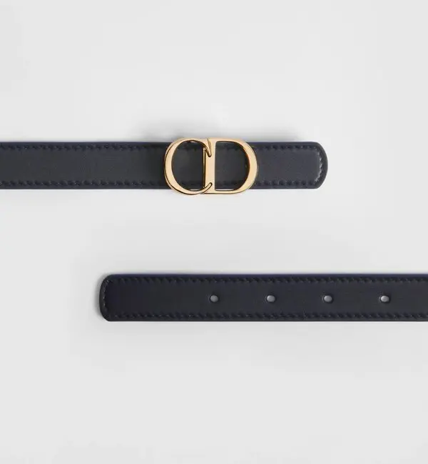 Dior Reversible Cd Icon Belt - Black