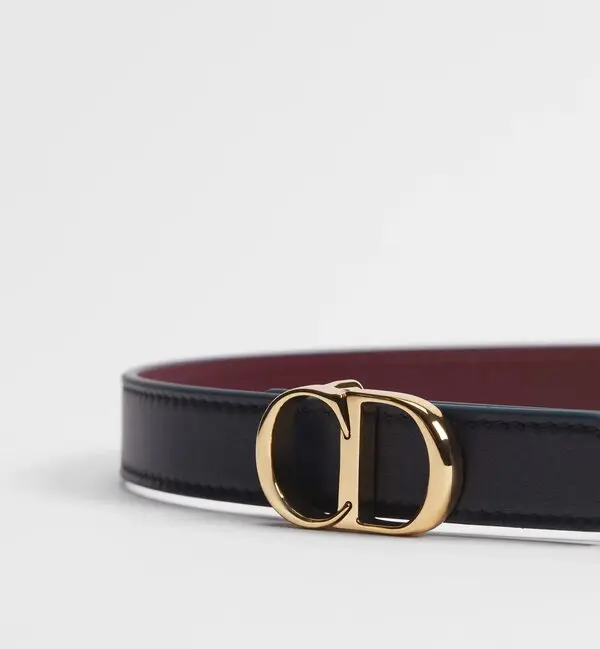 Dior Reversible Cd Icon Belt - Black