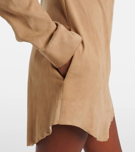 Stouls Geraldine Suede Shirt Dress