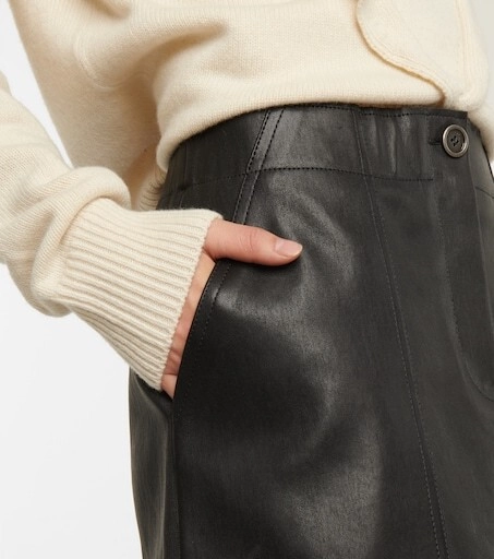 Stouls Linette Leather Miniskirt
