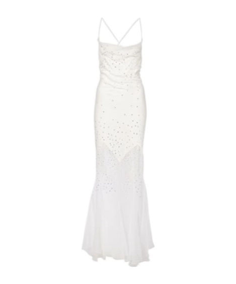 Rabanne Embellished Sheer Gown