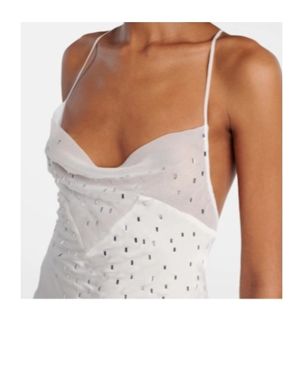 Rabanne Embellished Sheer Gown