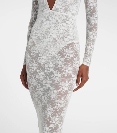 Alex Perry Sheer Lace Gown