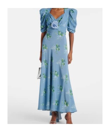 RODARTE Floral Silk Cocktail Dress