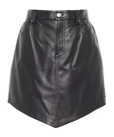 Alexandre Vauthier Leather Miniskirt