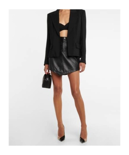Alexandre Vauthier Leather Miniskirt
