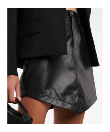 Alexandre Vauthier Leather Miniskirt
