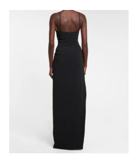 David Koma Mesh-paneled Gown