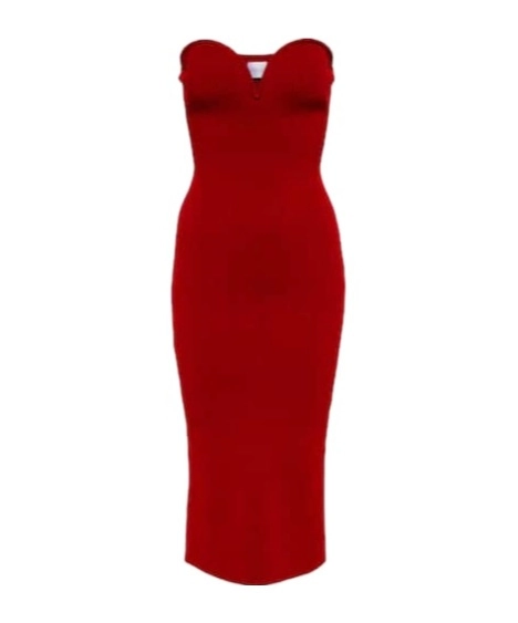 Galvan Thalia Bustier Midi Dress