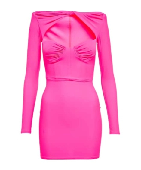Alex Perry Barett Twist-detail Minidress