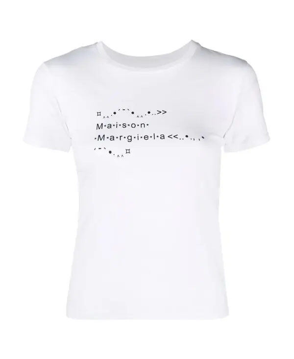 MAISON MARGIELA Font Generator T-shirt - White