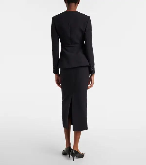 Roland Mouret Crêpe Pencil Skirt