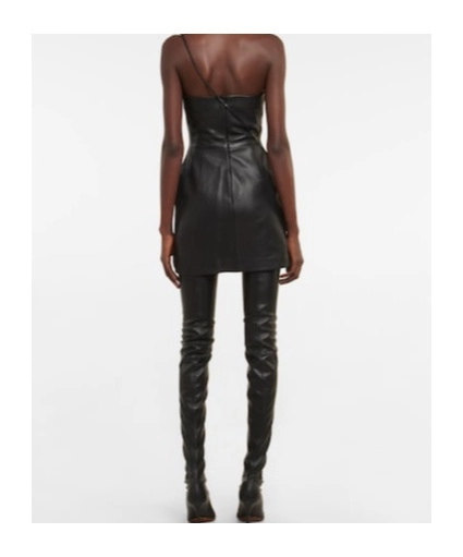 David Koma Leather Minidress
