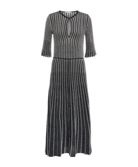 Stella McCartney Knit Midi Dress - Black