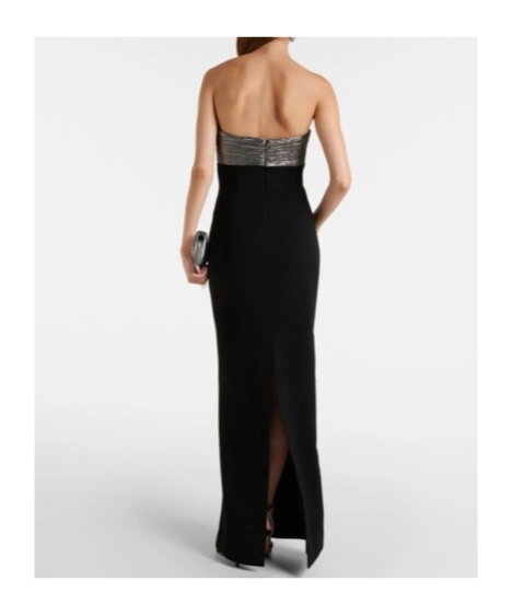 Rebecca Vallance Lumi Floral Appliqué Gown