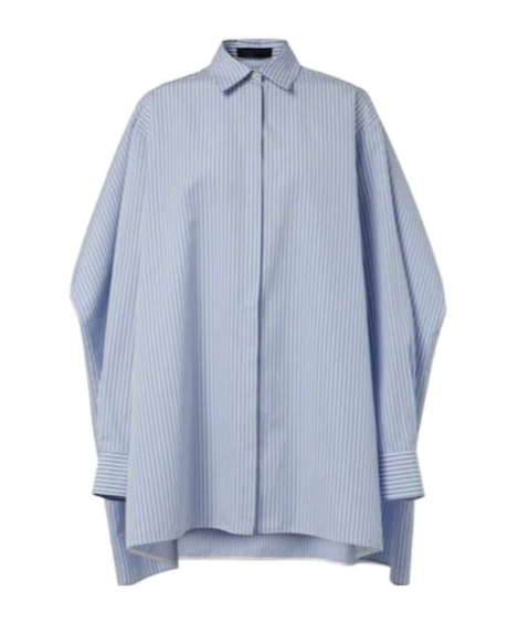 Proenza Schouler Isla Striped Cotton And Silk Minidress