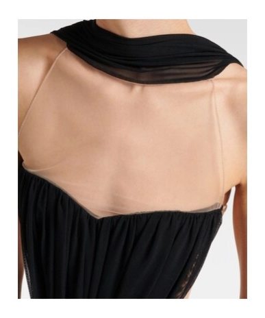 David Koma Scarf-detail Ruched Minidress